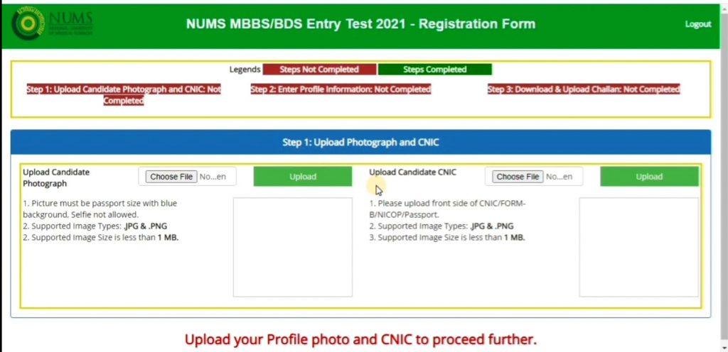 NUMS Registration 2025 [Online Apply Here] - MBBS.Com.Pk